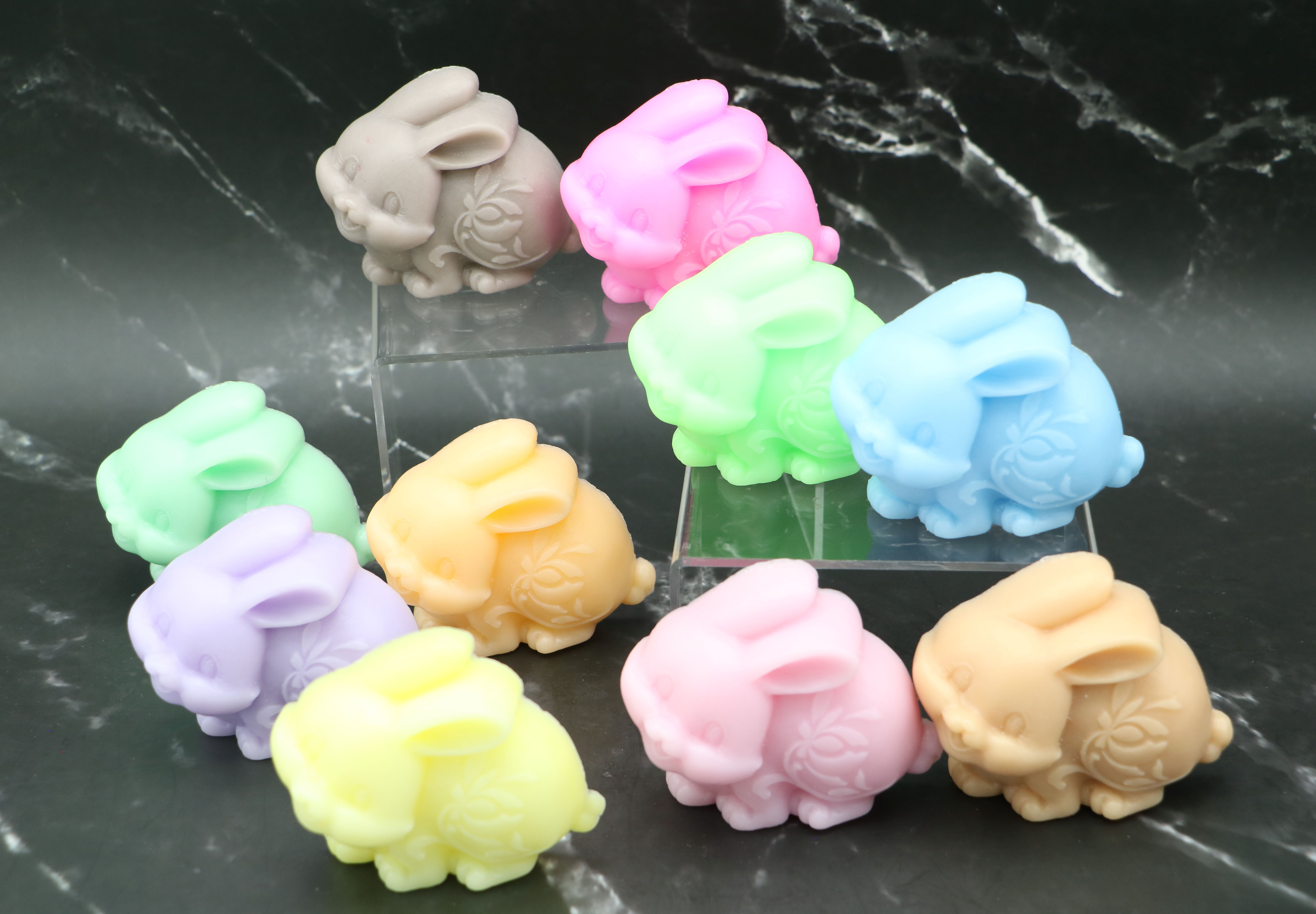 Holiday & Seasonal :: Spring & Easter :: Set of 2 Easter Bunny Soaps, Bunny Soap Gifts for ...