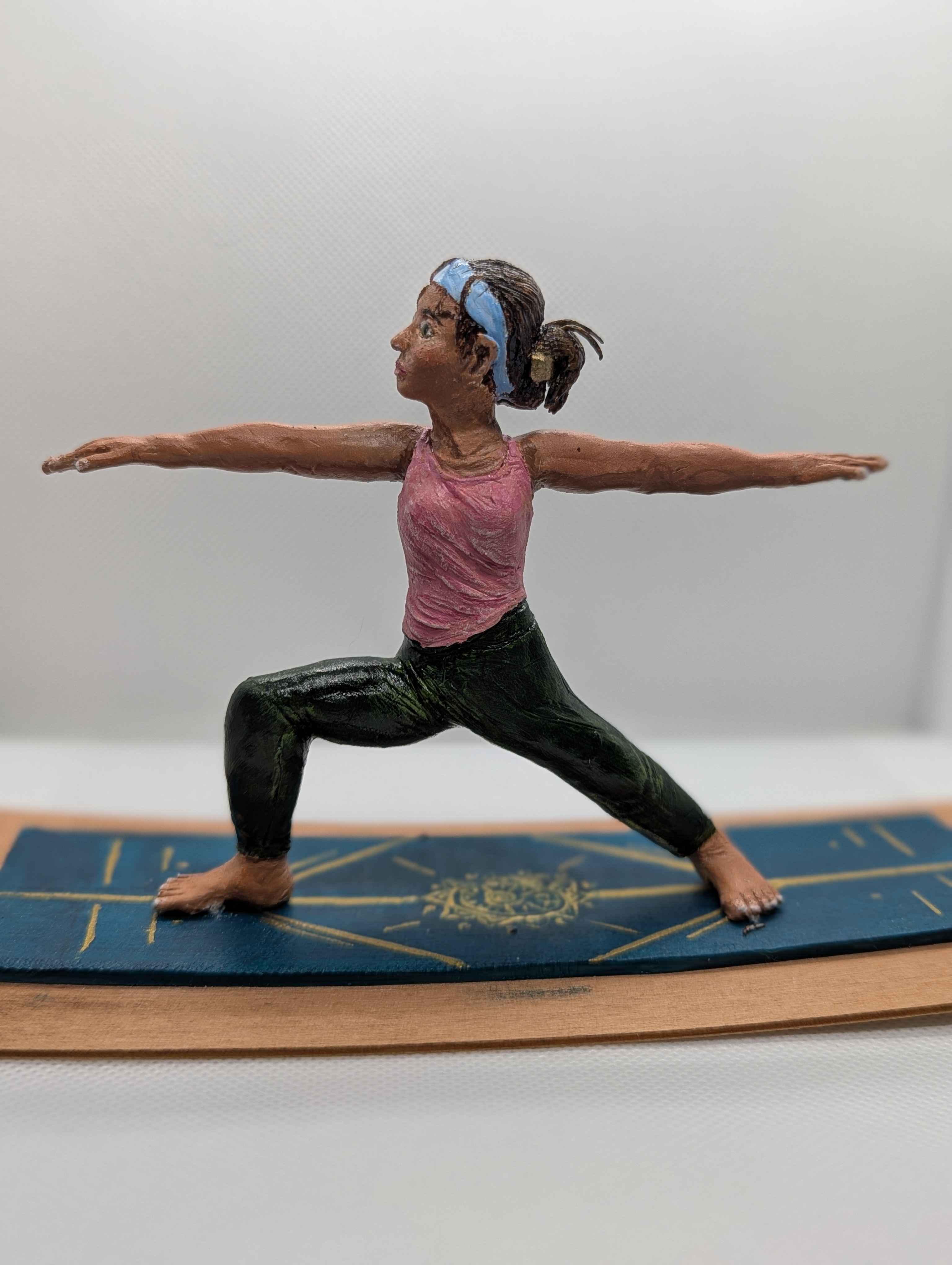 Art & Collectibles :: Sculpture :: Yogi - Warrior II Stance