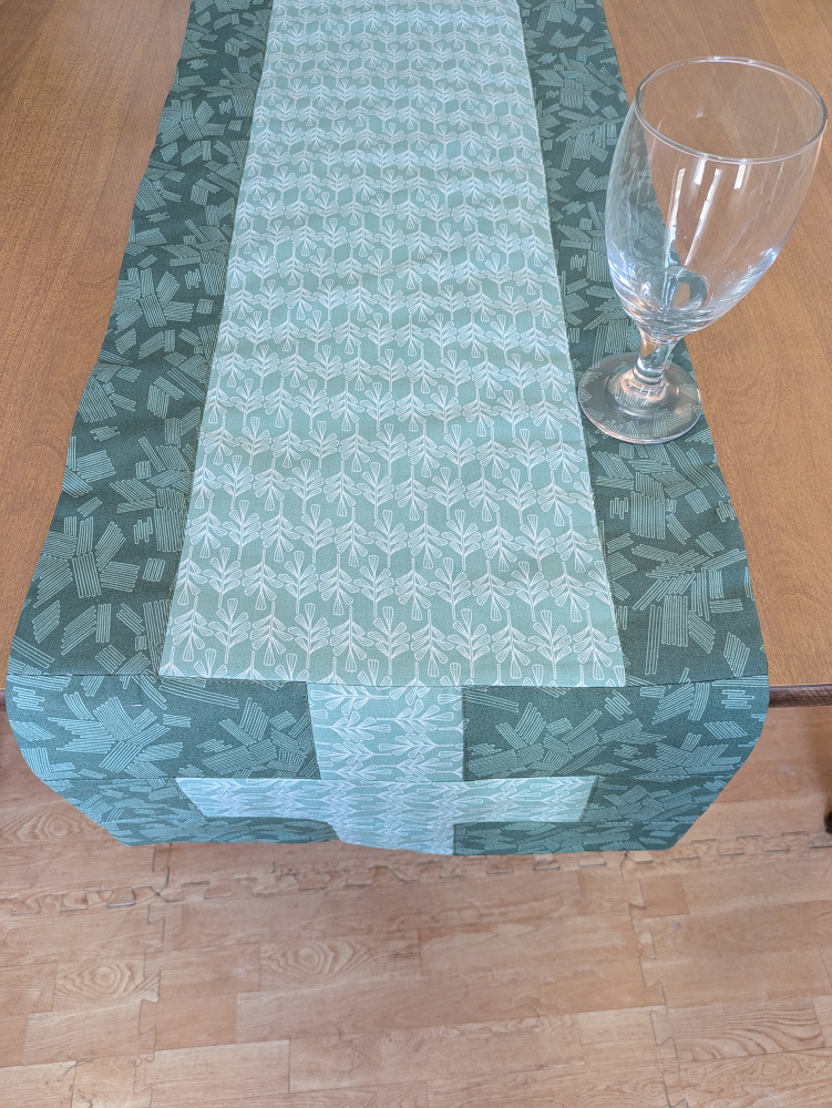 Stone Sage Table Runner