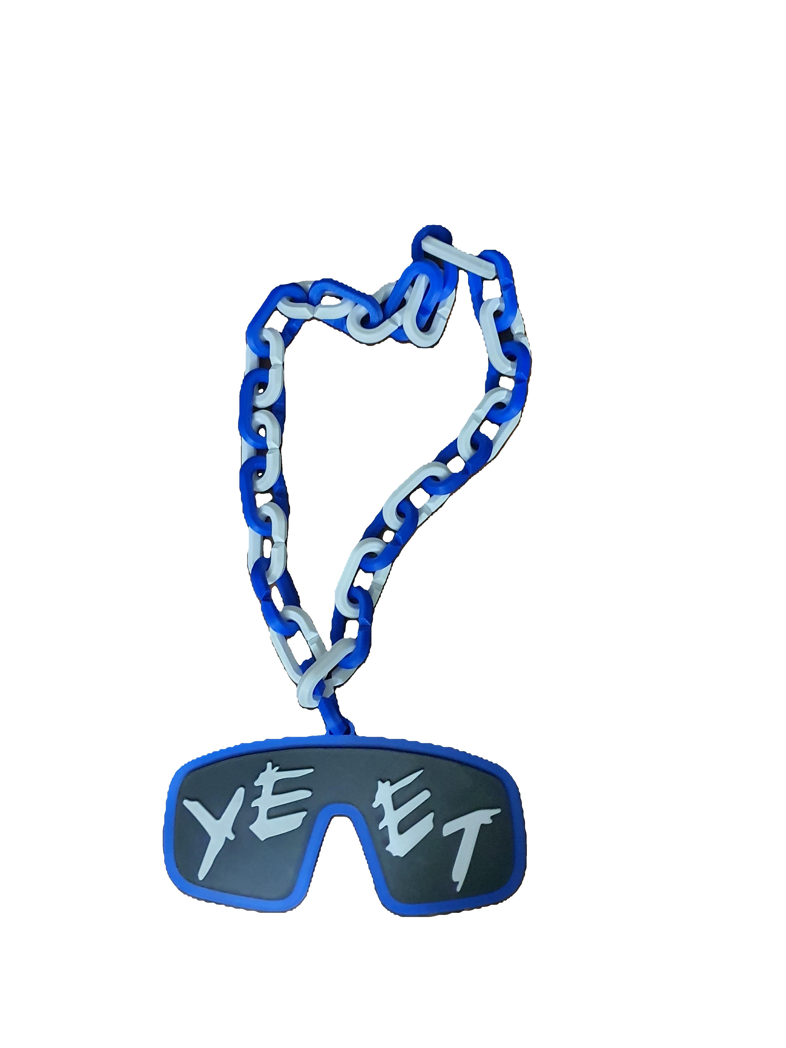 Jey Uso Yeet Glasses Necklace
