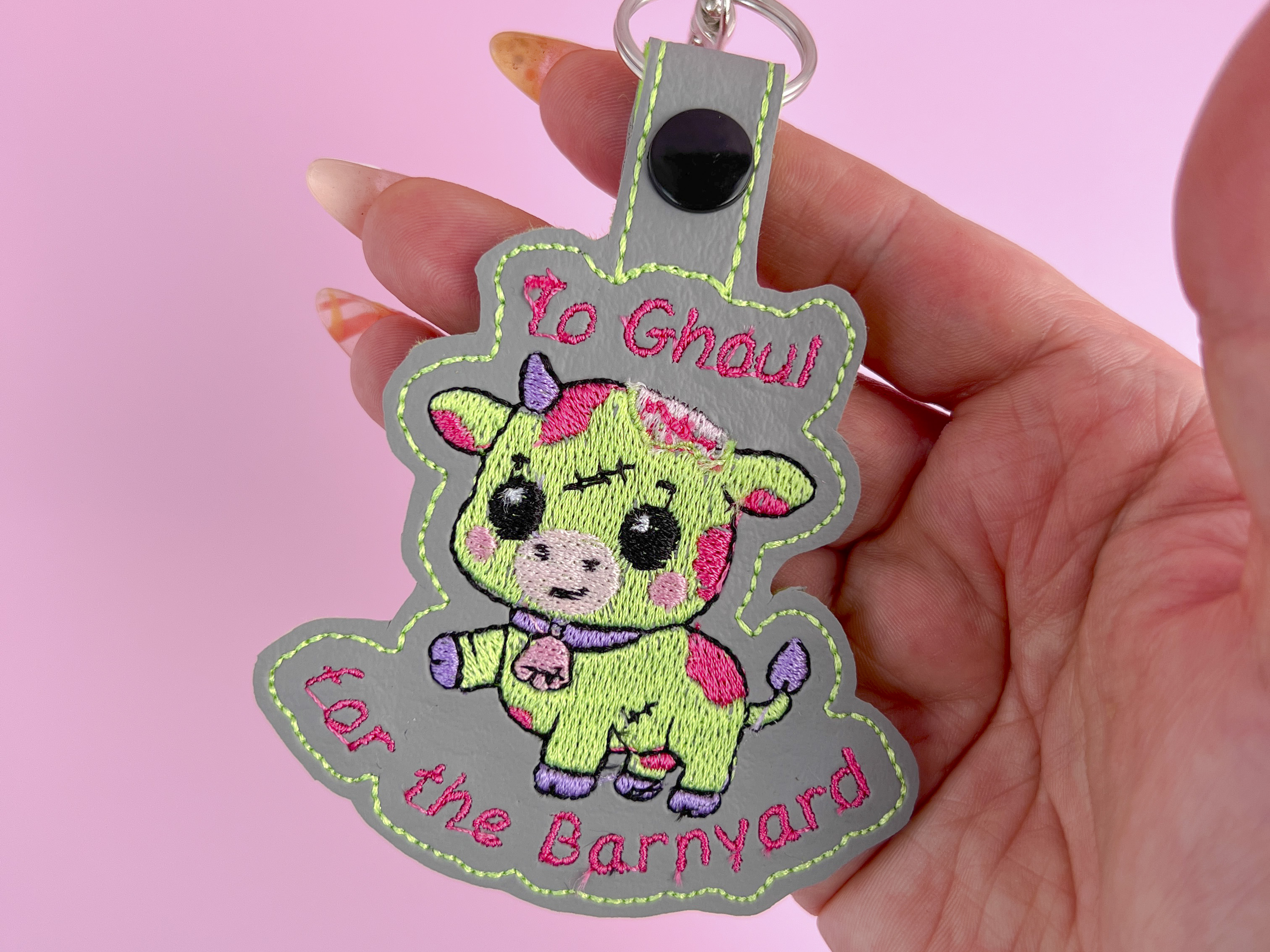 Holiday & Seasonal :: Halloween :: Chibi Zombie Cow Keychain – Too ...