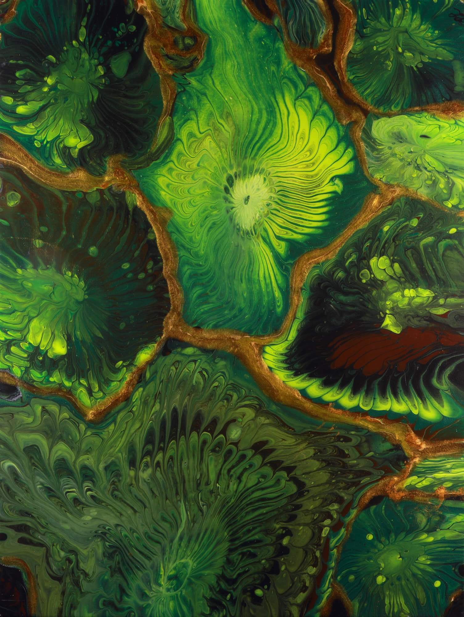 Handmade Supplies :: Papercraft :: Digital Paper :: Lily Pad Acrylic ...