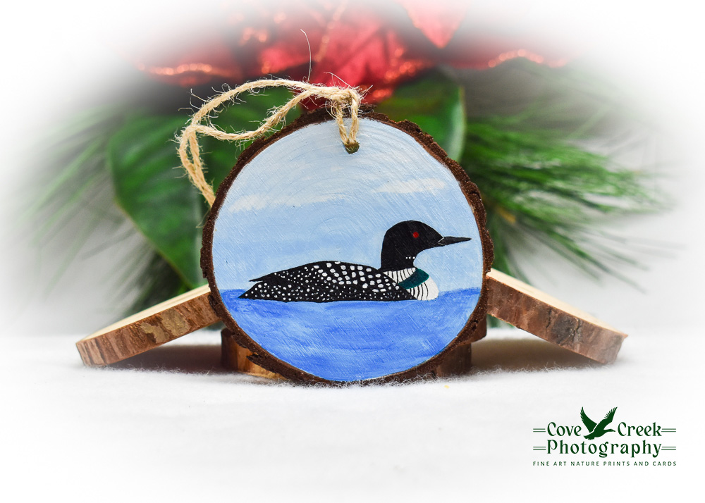 Holiday & Seasonal :: Christmas :: Hand-Painted Common Loon Bird ...