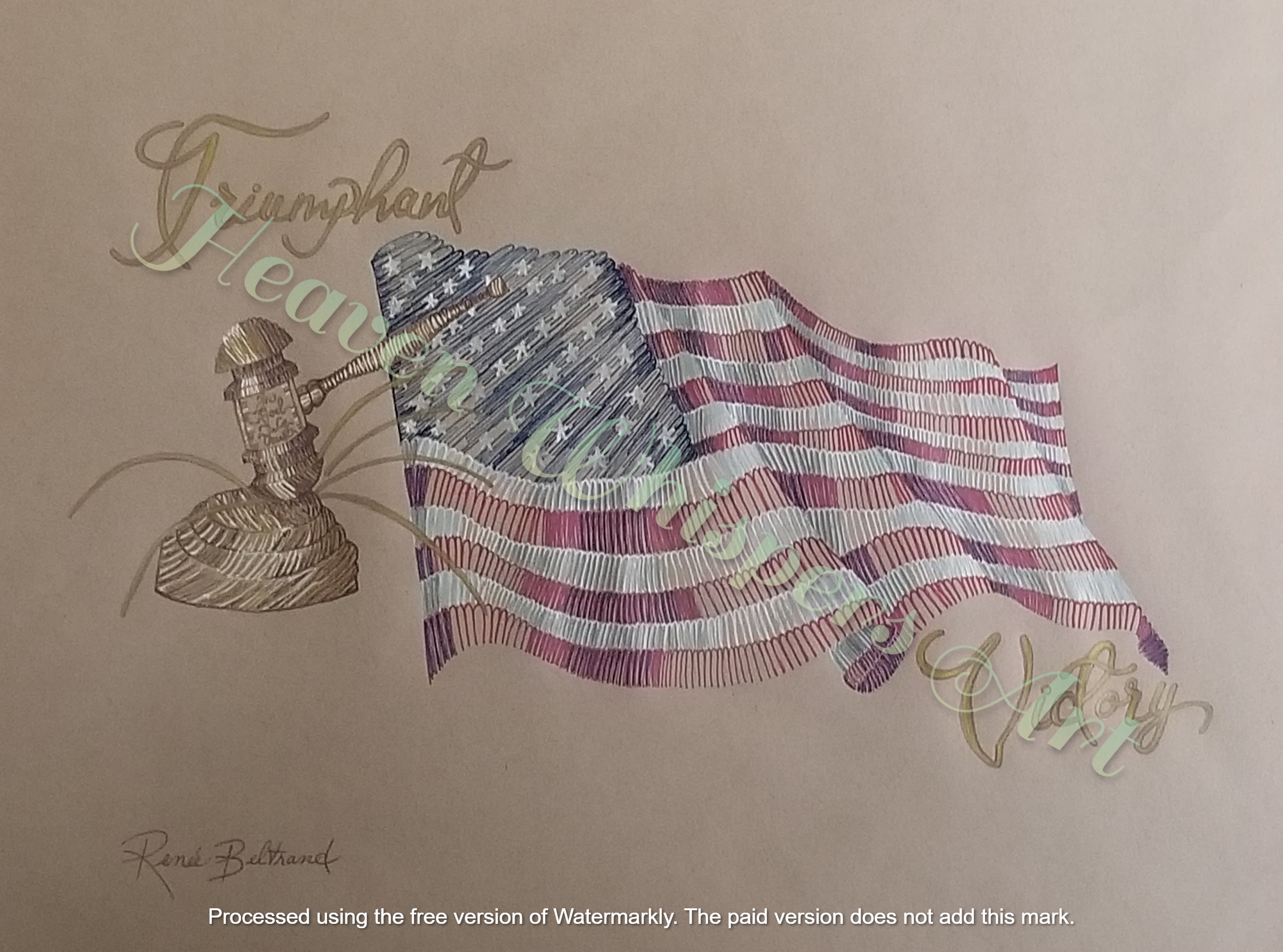 Art & Collectibles :: Drawing & Illustration :: Triumphant Victory