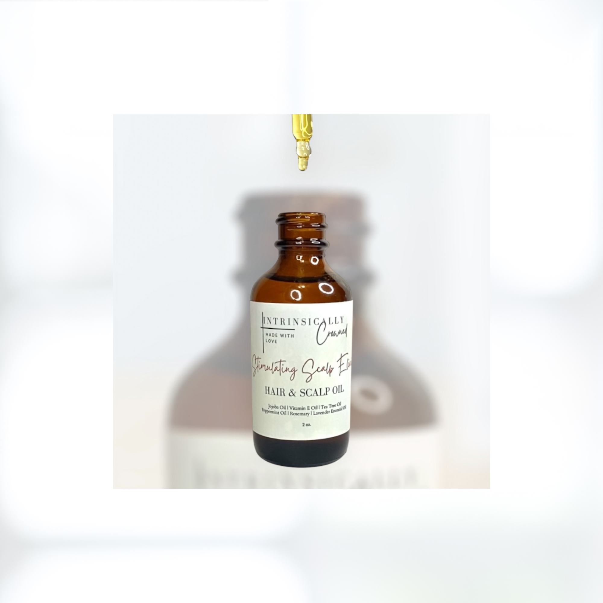 Natural Hair Growth Oil Dry Scalp Treatment Itchy Scalp Elixir