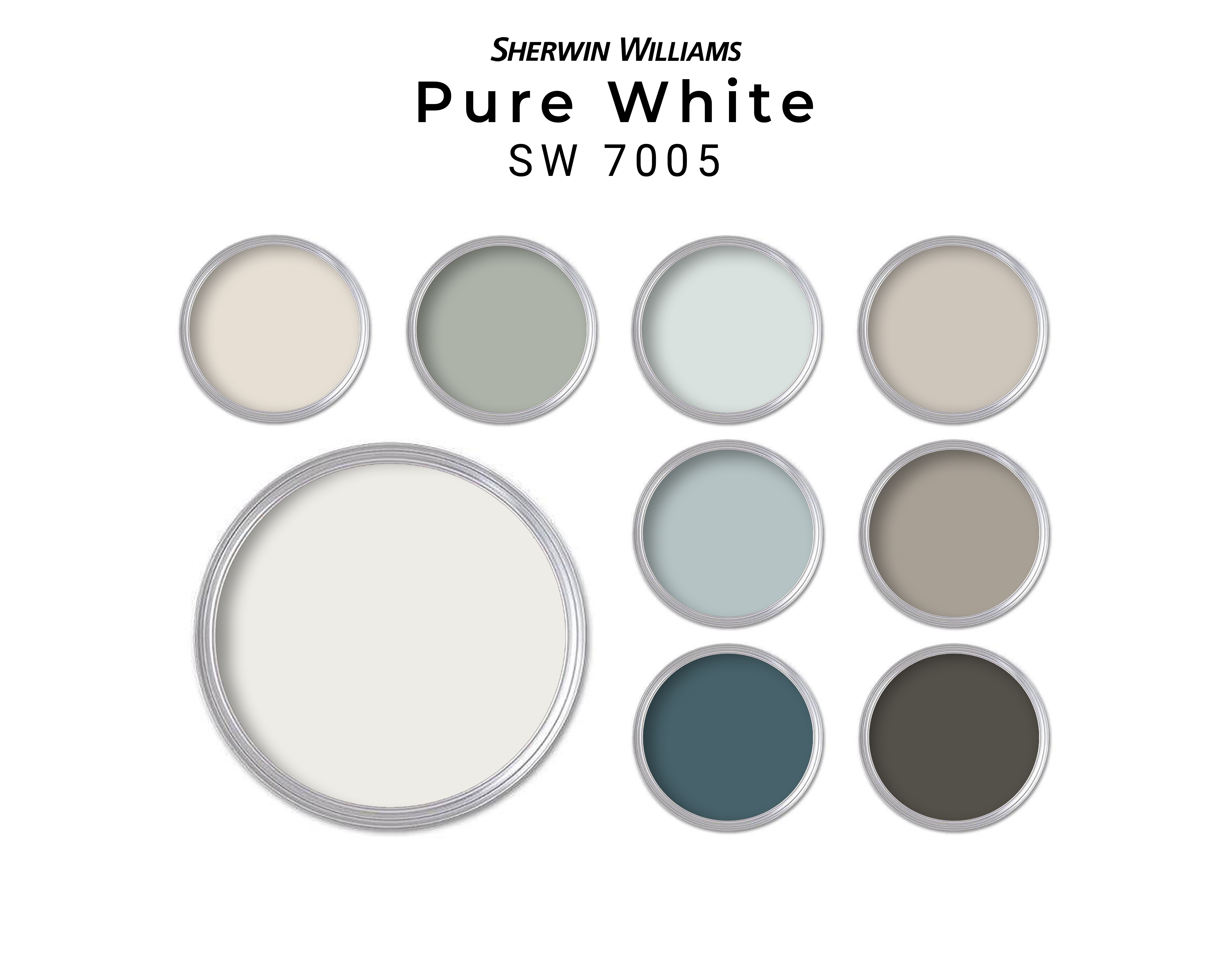 Home & Living :: Home Decor :: Sherwin Williams Pure White Paint Color ...