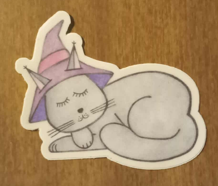 Home & Living :: Decals & Stickers :: Stickers :: Wizard Cat | Witch ...