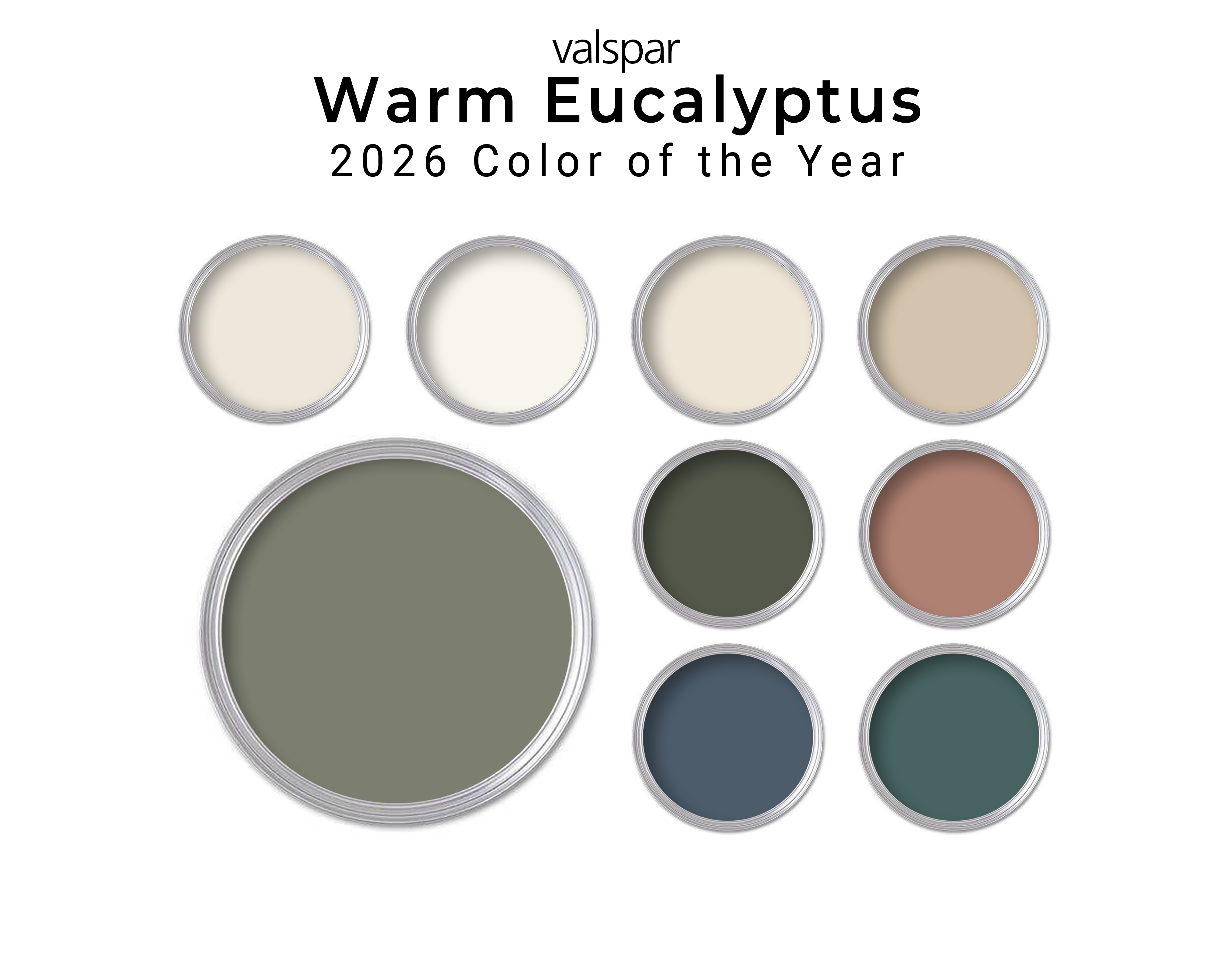Home & Living :: Home Decor :: Valspar Warm Eucalyptus Color Palette ...
