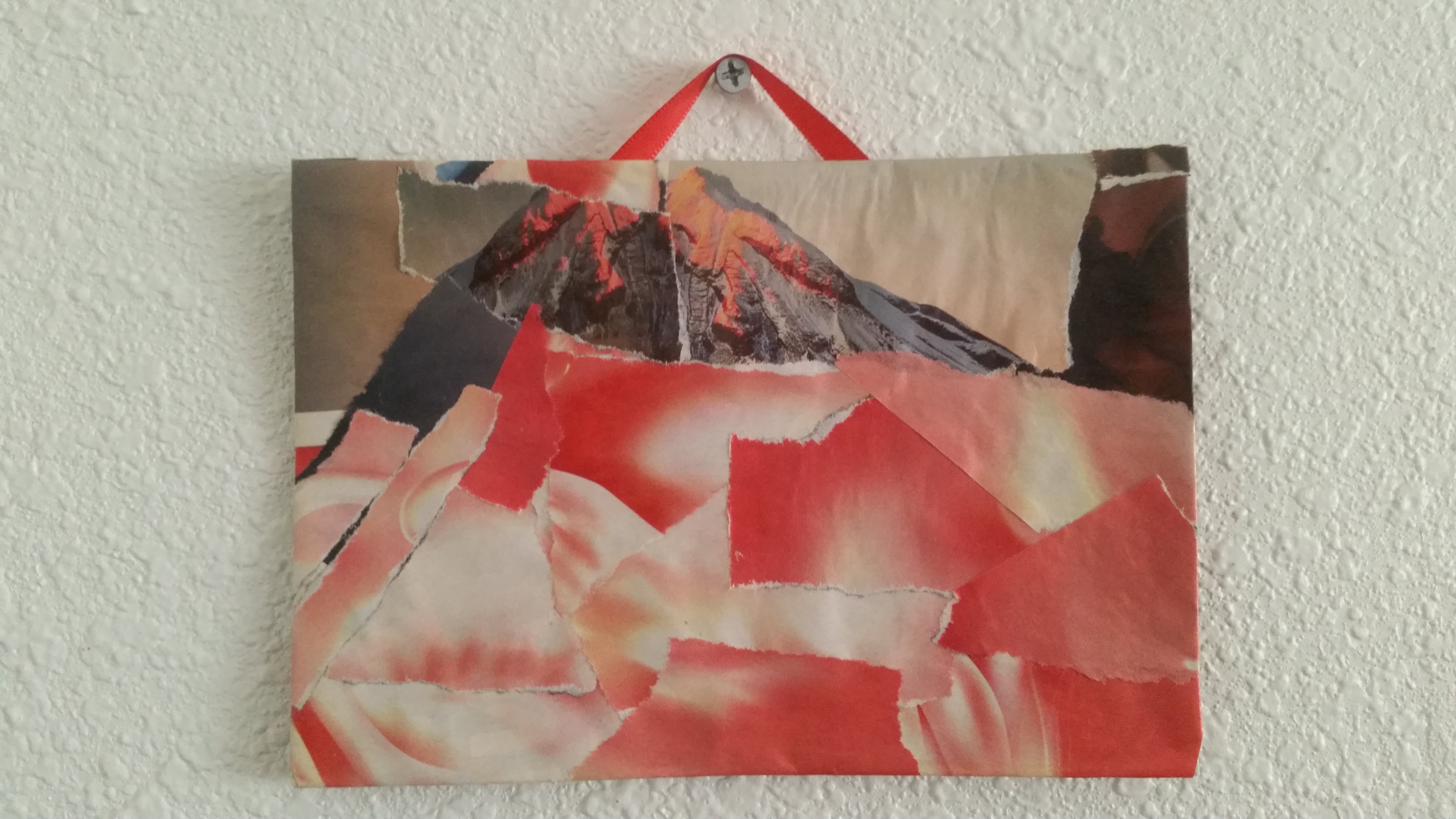 Home & Living :: Wall Decor :: Junk Mail Collage - Volcano